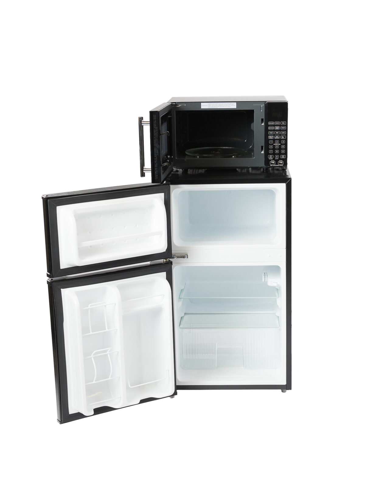 3.2 USB Combination Appliance Refrigerator/Freezer and Microwave with ...