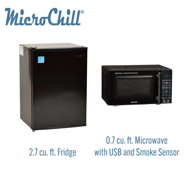 2.7 USB Combination Appliance Refrigerator and Microwave with Smoke ...