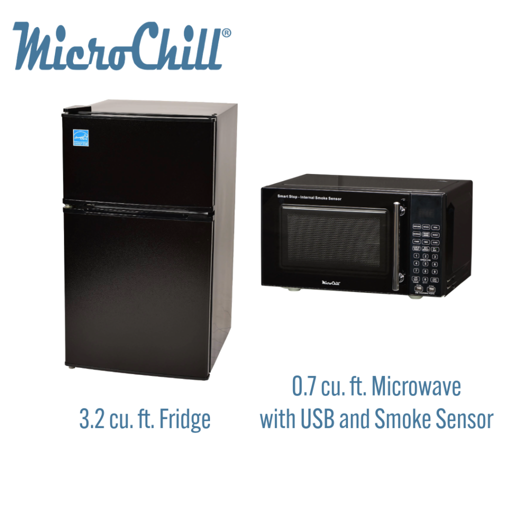 3.2 USB Combination Appliance Refrigerator/Freezer and Microwave with ...